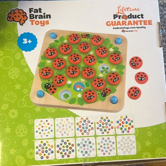 Toys | Fatbrain Toy Ladybug Garden Memory Matching Game Box Kid Toddler ...